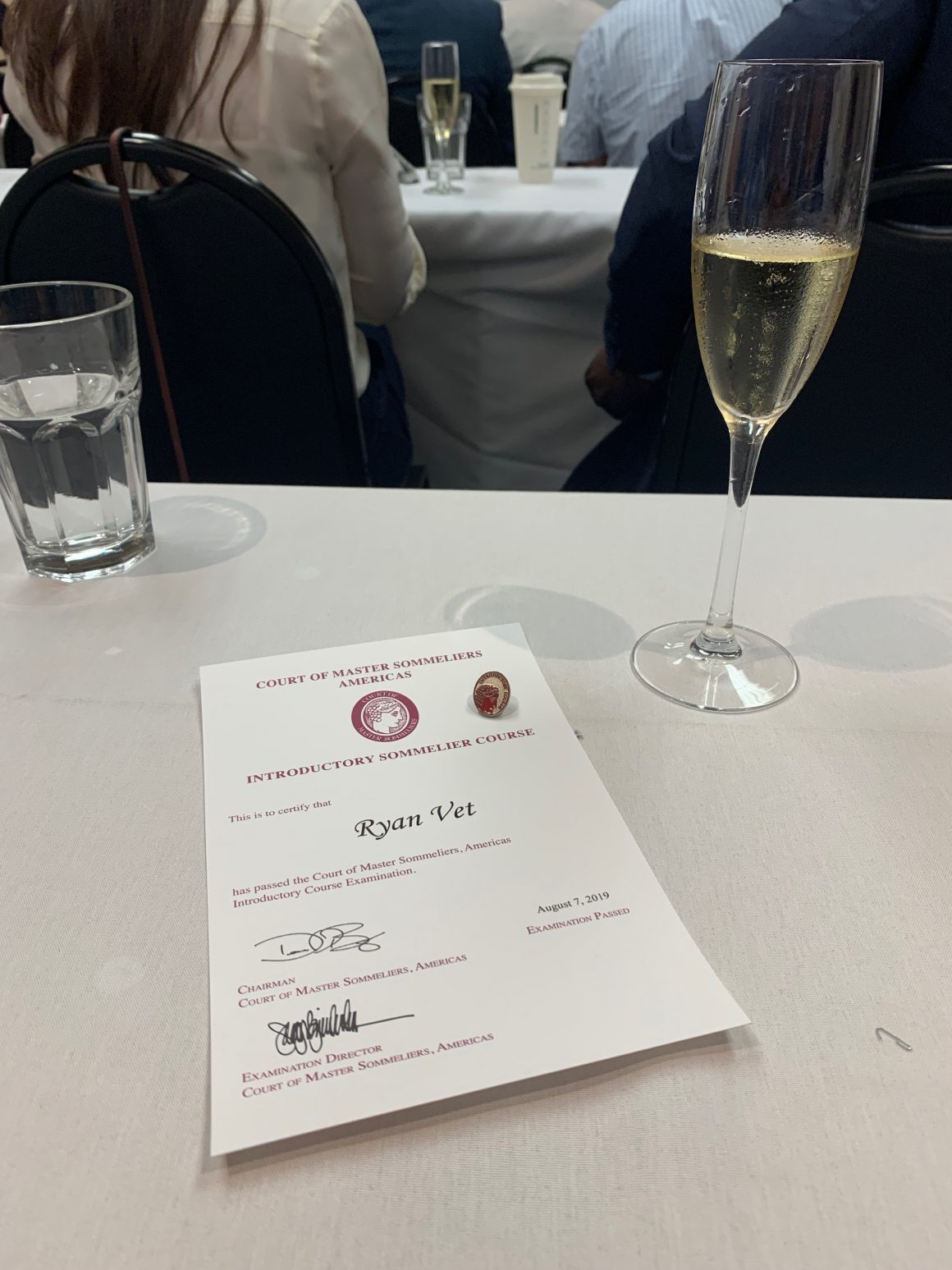 Taking the Court of Master Sommeliers Intro Exam - Ryan Vet
